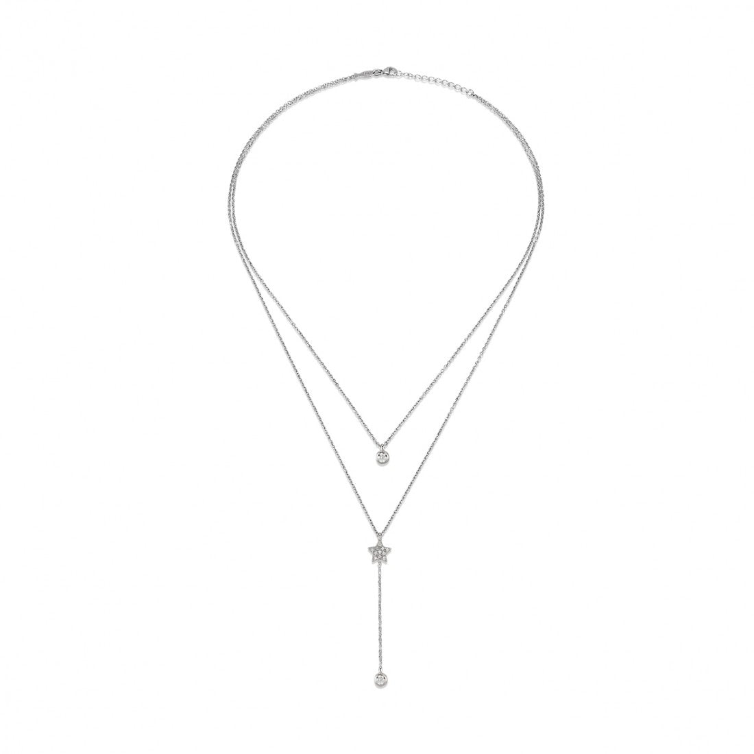 Starlet Duo Sterling Silver Necklace – Michelle's Jewelry Studio